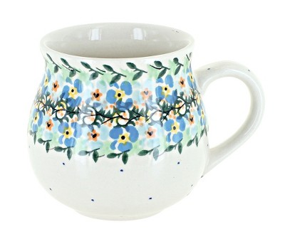 Blue Rose Polish Pottery Hummingbird Bubble Mug : Target