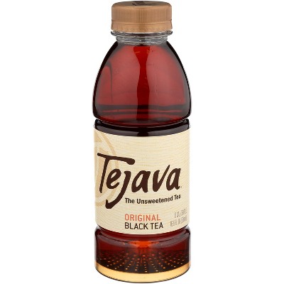 Tejava Tea Black Original Unsweetened - Pack Of 12 - 16.9 Fo : Target