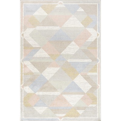 Nuloom Ophelia Vintage Geometric Machine Washable Area Rug : Target