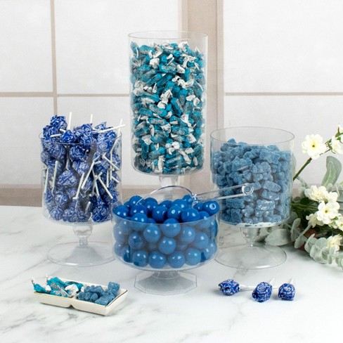 Value Size Candy Buffet - 775pcs (7.3 Lbs) - Pink, Light Blue, Green ...