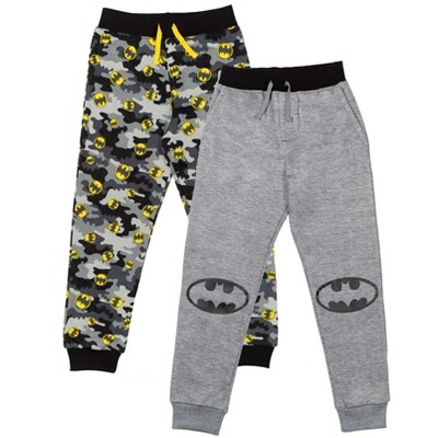 Warner Bros. Justice League Batman Little Boys 2 Pack Pants Grey/camo 6 ...