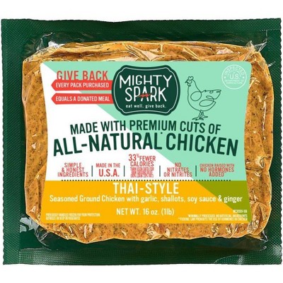 Mighty Spark Thai Style Seasoned Ground Chicken – 16oz – Target ...