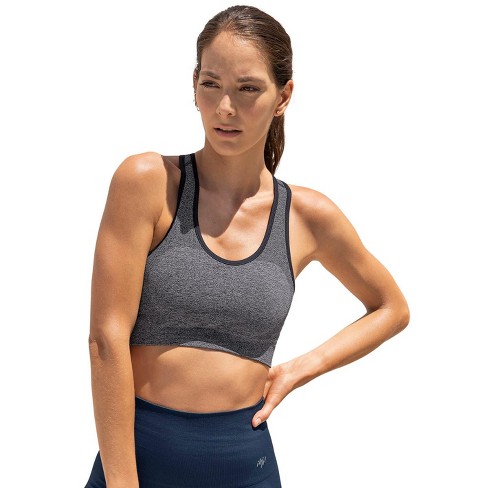 Leonisa Reversible Seamless Sports Bra Activelife - Blue L : Target