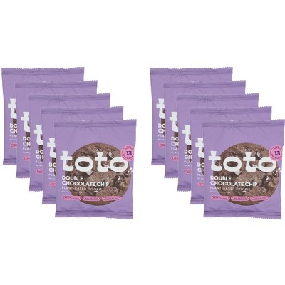 Toto Foods Cookie Double Chocolate Chip - Pack Of 10 - 2.5 Oz : Target