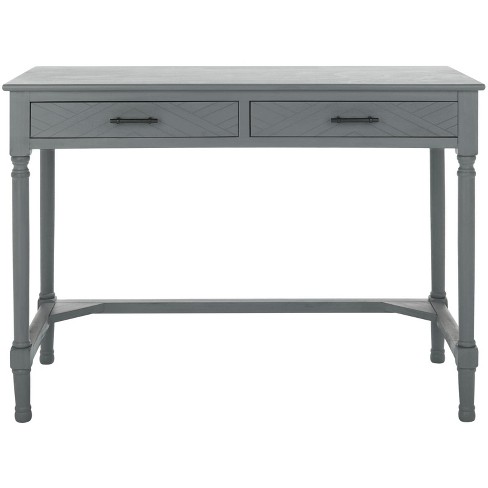 Mckinlee 2 Drawer Desk - Distressed Grey - Safavieh : Target