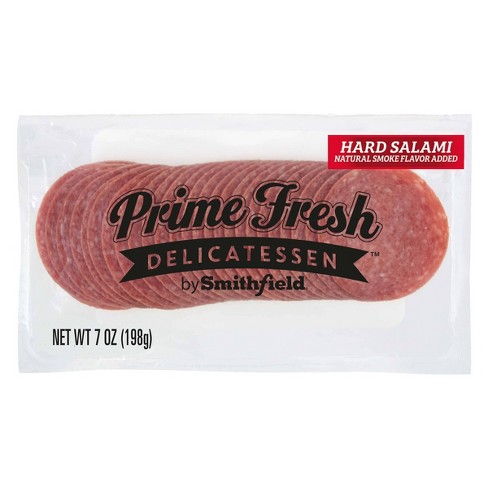 Prime Fresh Hard Salami Slices - 7oz : Target