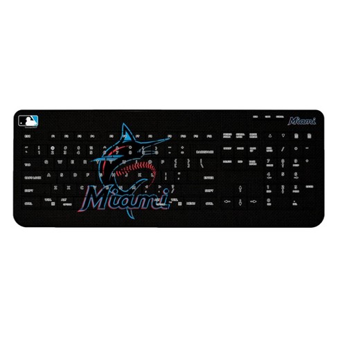Keyscaper Miami Marlins Solid Wireless Usb Keyboard : Target