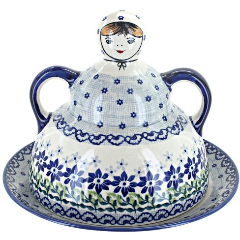 Blue Rose Polish Pottery Halsey Cheese Lady : Target