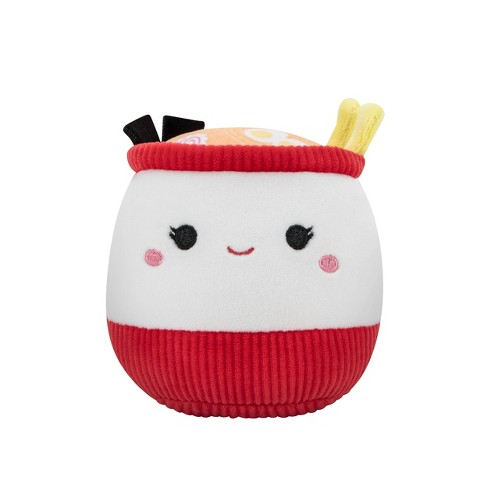 Squishmallows Raisy The Ramen Cup Squeaky Dog Plush Toy : Target