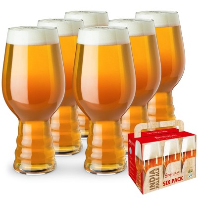 Spiegelau Craft Beer Ipa Glass Set Of 6 - Crystal, Modern Beer Glasses ...