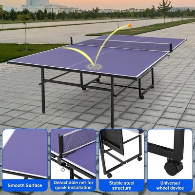 Table Tennis Table, Folding Rolling , Standard Size Chile | Ubuy