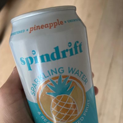 Spindrift Pineapple Sparkling Water - 8pk/12 Fl Oz Cans : Target