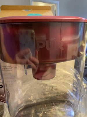 Pur Plus 11 Cup Water Pitcher Filtration System White/blue Ppt110wa ...
