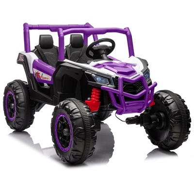 2 Seater Ride On Car For Kids, 24v Powered Electric Off-road Utv Ride ...