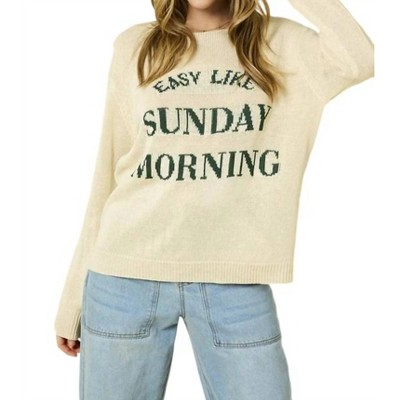 Women's Easy Like Sunday Morning Light Weight Sweater - Gilli M : Target