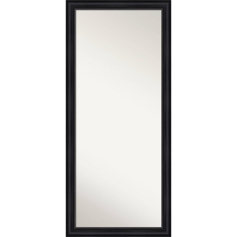 Black framed full length mirror store