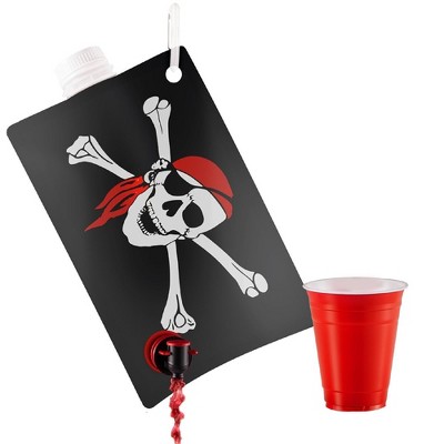 Party Flasks Pirate Flag Flask : Target