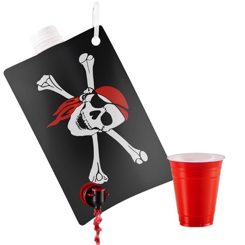Party Flasks Pirate Flag Flask : Target