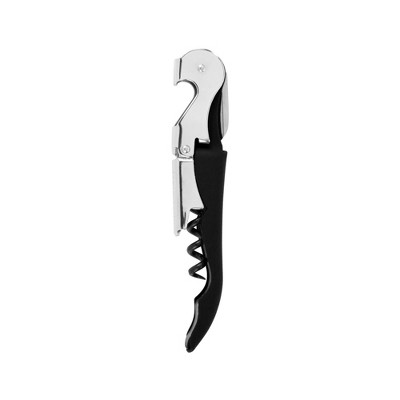 True Truetap Double Hinged Waiter’s Corkscrew, Matte Black Wine Bottle ...