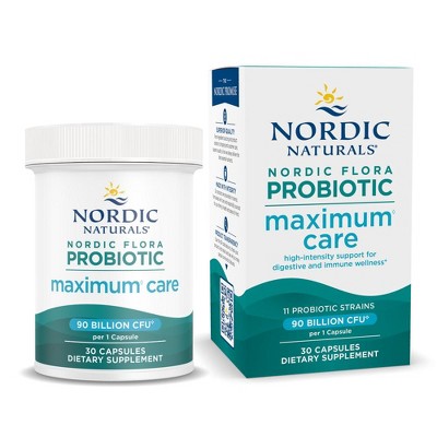 Nordic Naturals Nordic Flora Probiotic - Maximum Care Probiotic, Vegan ...