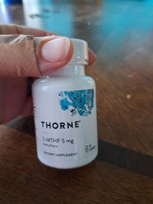 Thorne 5-mthf 5mg - Methylfolate (active B9 Folate) Supplement ...