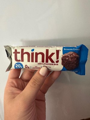 Think! High Protein Brownie Crunch Bars - 2.1oz/5ct : Target