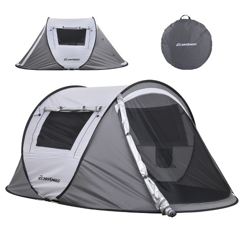 Echosmile 2-person White And Grey Pop Up Camping Tent : Target