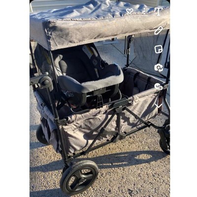 Jeep Wrangler Stroller Wagon With Included Car Seat Adapter By Delta ...