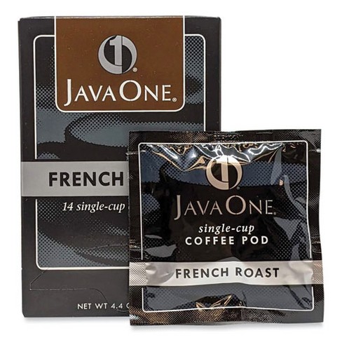 Java One Coffee Pods, French Roast, Single Cup, 14/box : Target