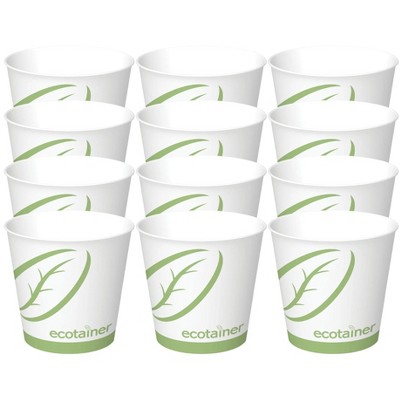 ecotainer 10 oz ectotainer Hot Cup Compostable PLA Lined Made in USA ...