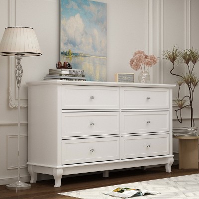 Hitow Modern Dresser With Metal Feet And Handles 5 Drawer Chest Of ...
