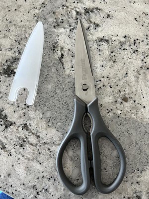 Stainless Steel Kitchen Shears With Soft Grip Dark Gray - Figmint™ : Target