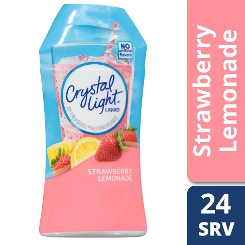 Crystal Light Liquid Strawberry Lemonade Drink Mix - 1.62 Fl Oz Bottle ...