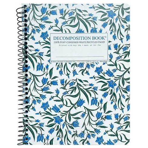 Decomposition Book 160 Sheet College Ruled Spiral Notebook 7.5"x9.75 ...