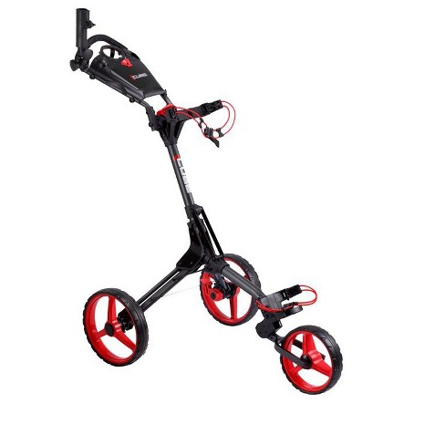 Cube Cart 3 Wheel Push Pull Golf Cart - Two Step Open/close - Smallest ...