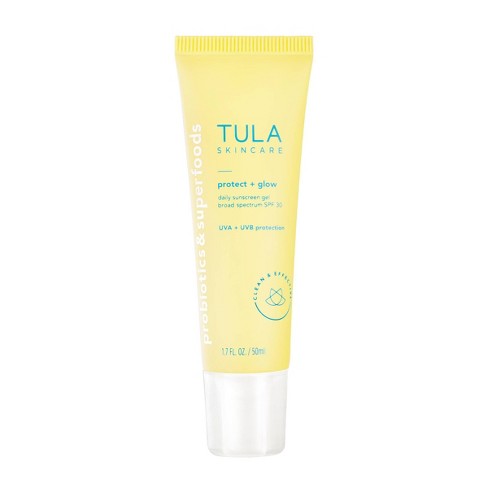 Tula Skincare Protect + Glow Daily Sunscreen Gel Broad Spectrum Spf 30 ...