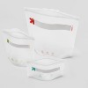 Reusable Food Storage Bags -15pc Variety Pack/5ct Each - Up & Up™ : Target