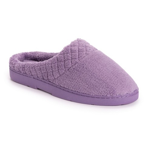 Muk Luks Women's Quilted Clog Slipper, Lavender, M (7-8) : Target
