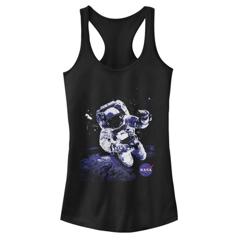 Juniors Womens Nasa Astronaut Racerback Tank Top : Target
