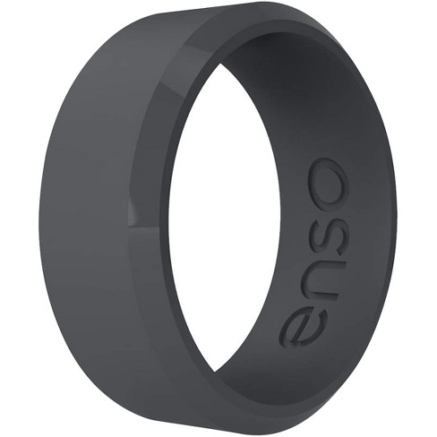 Enso Rings Classic Bevel Series Silicone Ring - Slate - 12 : Target