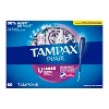 Tampax Pearl Ultra Absorbency with LeakGuard Braid Tampons - Unscented ...