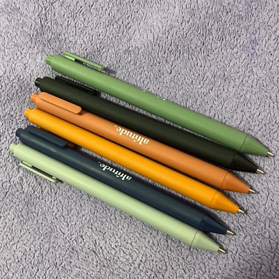 Altitude 6ct Ballpoint Retractable Pens Assorted Color Matte Finish ...