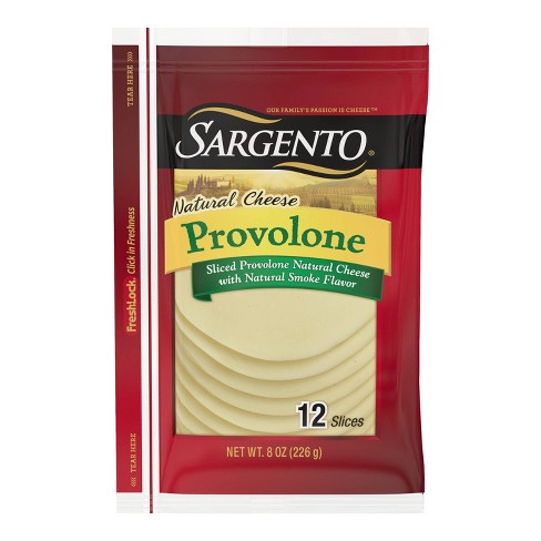 Sargento Natural Provolone Sliced Cheese - 8oz/12 Slices : Target