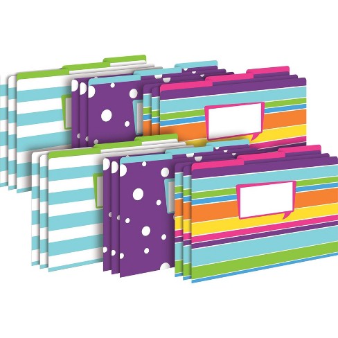 Barker Creek 18pk Happy Legal Size File Folders Design Set : Target