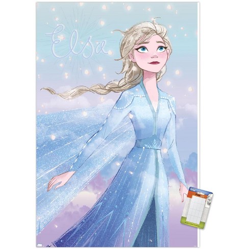 Trends International Disney Frozen - Elsa Glance Unframed Wall Poster ...