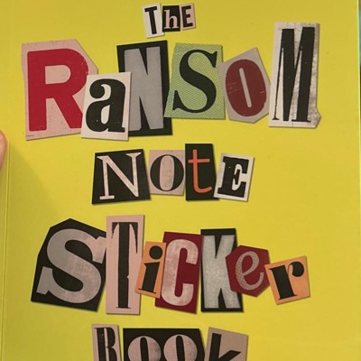 The Ransom Note Sticker Book - By Luke Herriott (paperback) : Target
