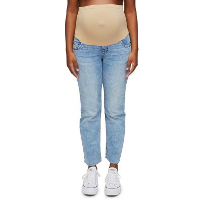 Women's Secret Fit Over The Bump Straight Leg Maternity Denim Jeans ...