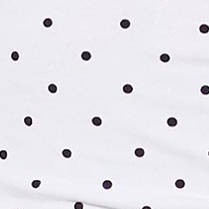 Women's Cap Sleeve Boat Neck Top - Wild Fable™ White Polka Dots S : Target