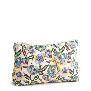 Vera Bradley Women's Featherweight Large Pouch Gardenia Garden : Target