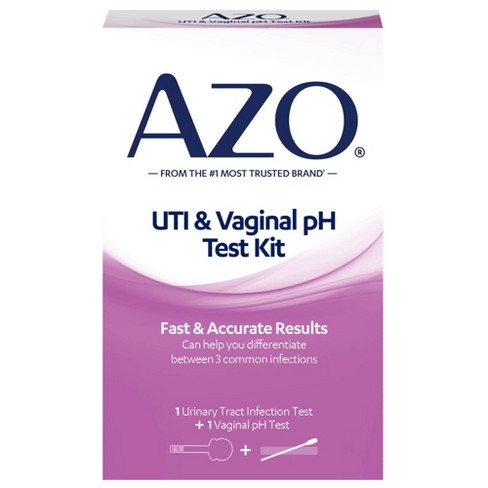 Azo At Home Uti And Vaginal Ph Test Kit : Target